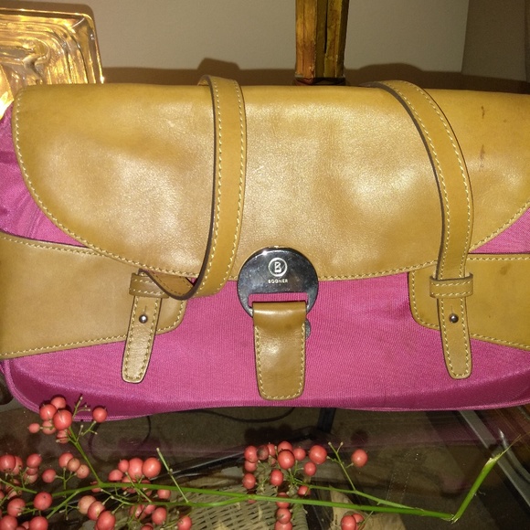 Bogner | Bags | Bogner Womens Leather Pink Vinyl Euc | Poshmark